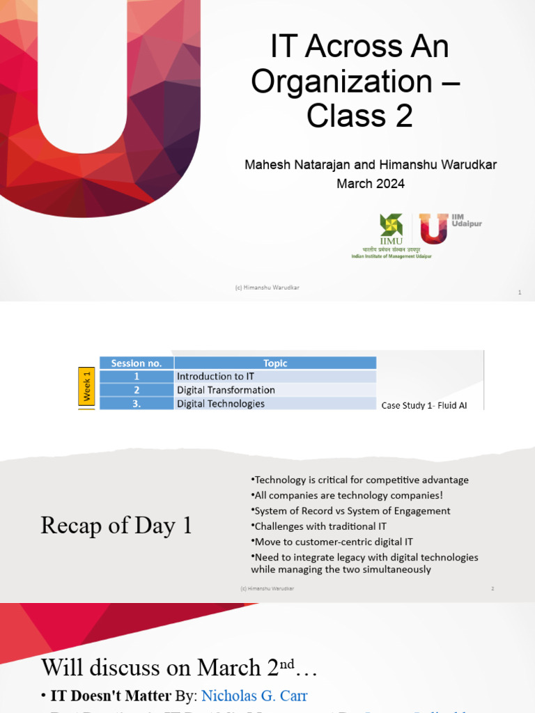 Dig Tech Session Tech Across Org - 2024 | PDF | Software Development ...