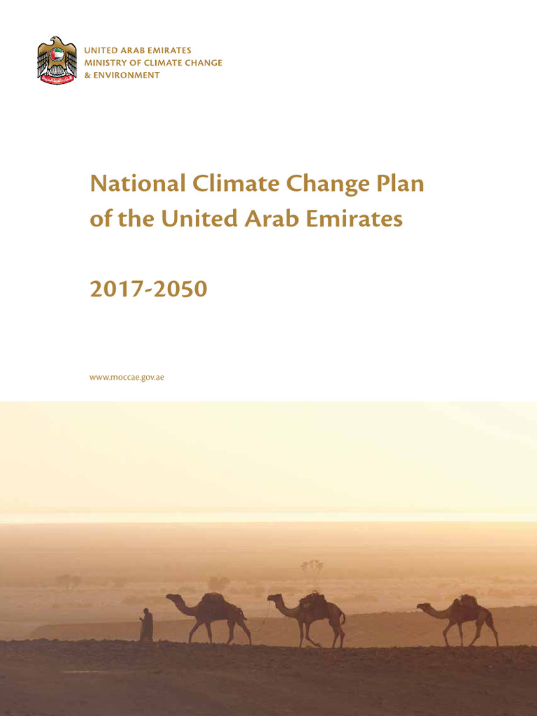 UAE National Climate Change Plan 2017-2050 | PDF | United Arab Emirates ...
