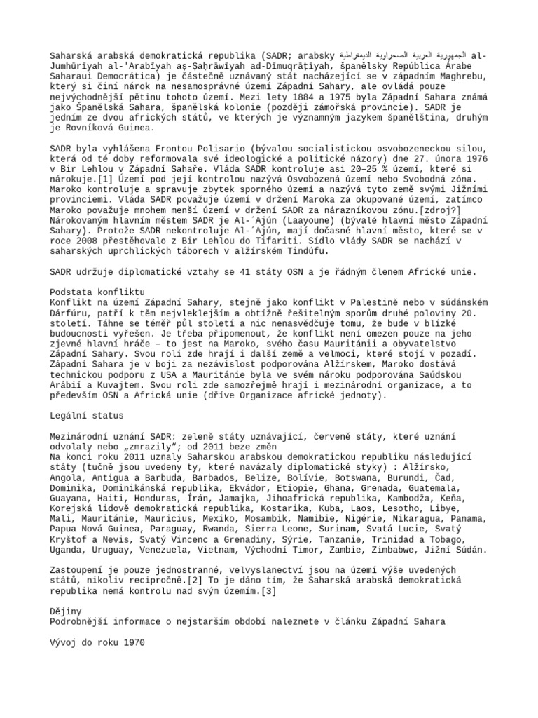 Sahara | PDF