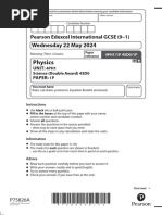 2410 WME01 - 01 IAL Mechanics M1 October 2024 PDF | PDF | Mass | Calculator