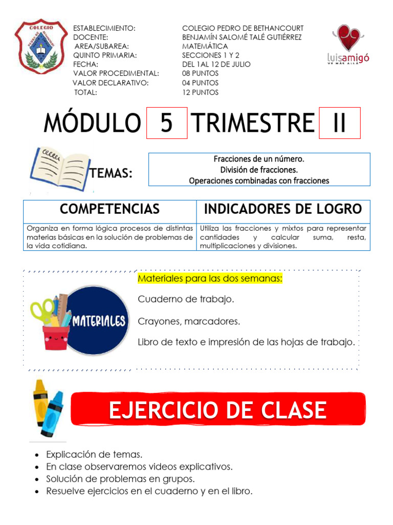 Matemática Módulo 5 II Trimestre | PDF