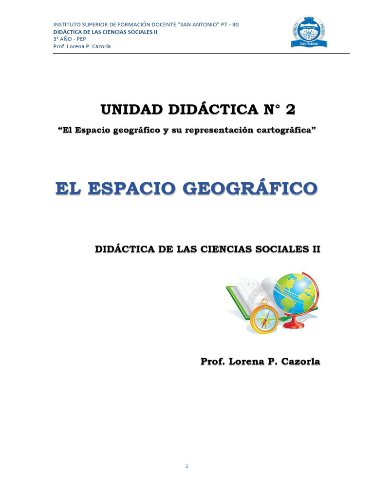 El Espacio Geográfico | PDF | Geografía | Paisaje