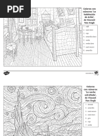 PDF Es As 60 Hojas de Colorear Con Numeros Obras de Arte Ver 4 ...