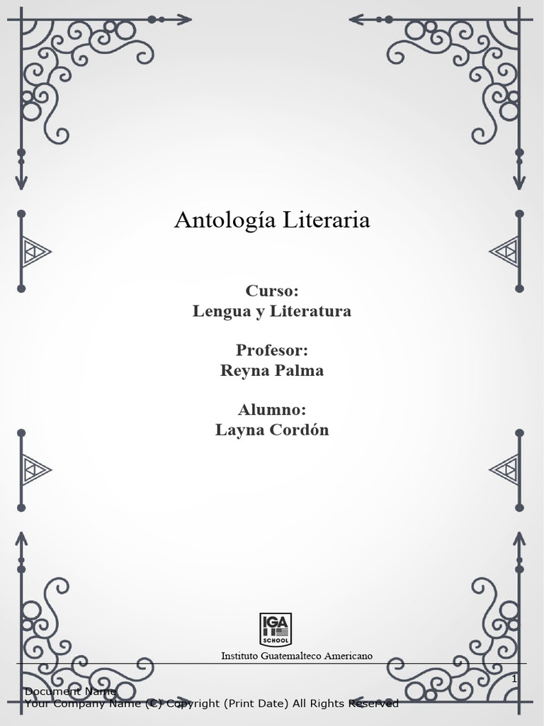 Antologia Literaria | PDF