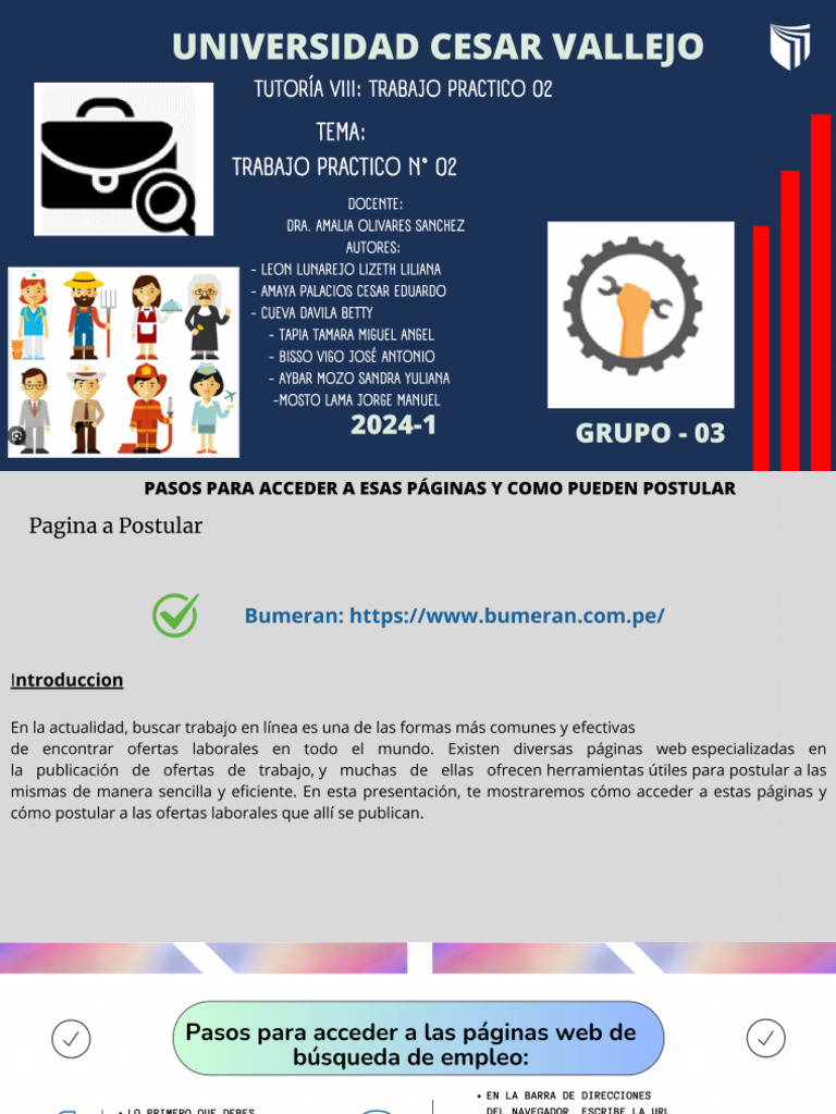 Trabajo Grupal 2 de Tutoria 8 | PDF