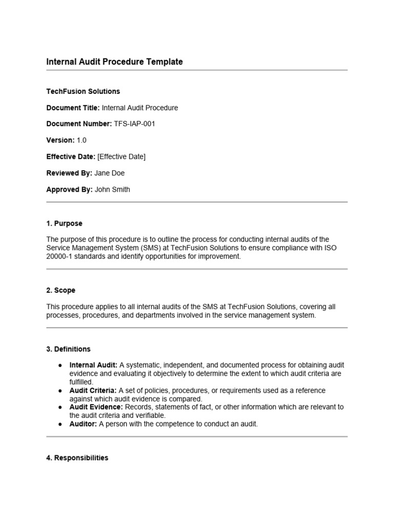 Internal Audit Procedure Guide | PDF | Audit | Internal Audit