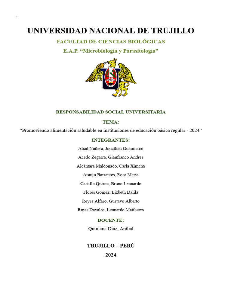 Avance Rsu - U2 - M1.... | PDF | Enseñando