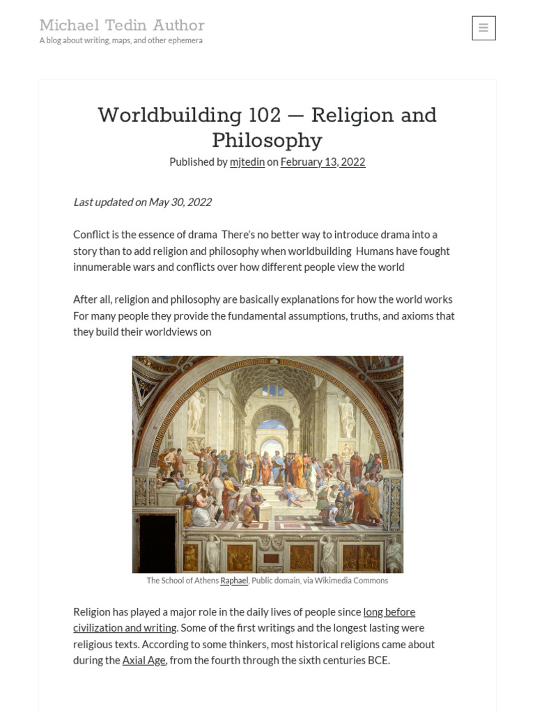 Worldbuilding: Religion & Philosophy Insights | PDF | Monotheism | Deities
