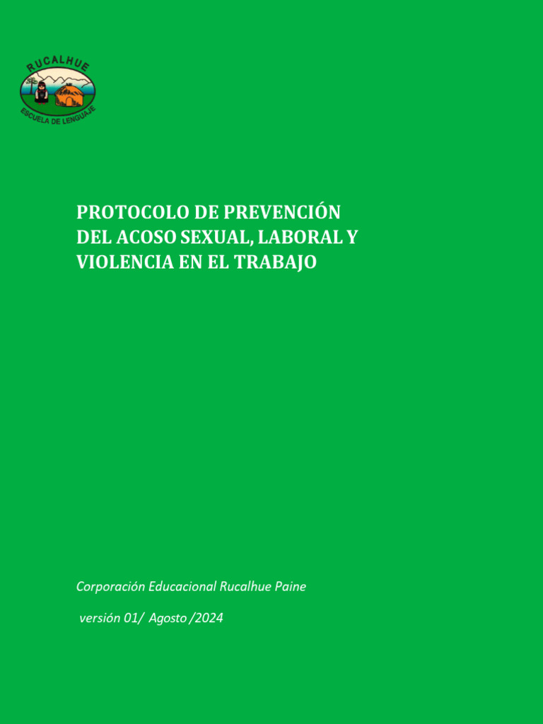 Manual Protocolo Prevención Ley Karin | PDF | Acoso sexual | Sexismo