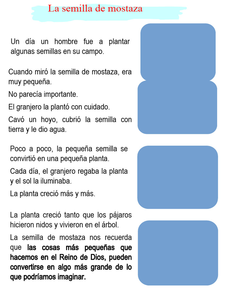 F.Parábola de La Semilla de Mostaza | PDF