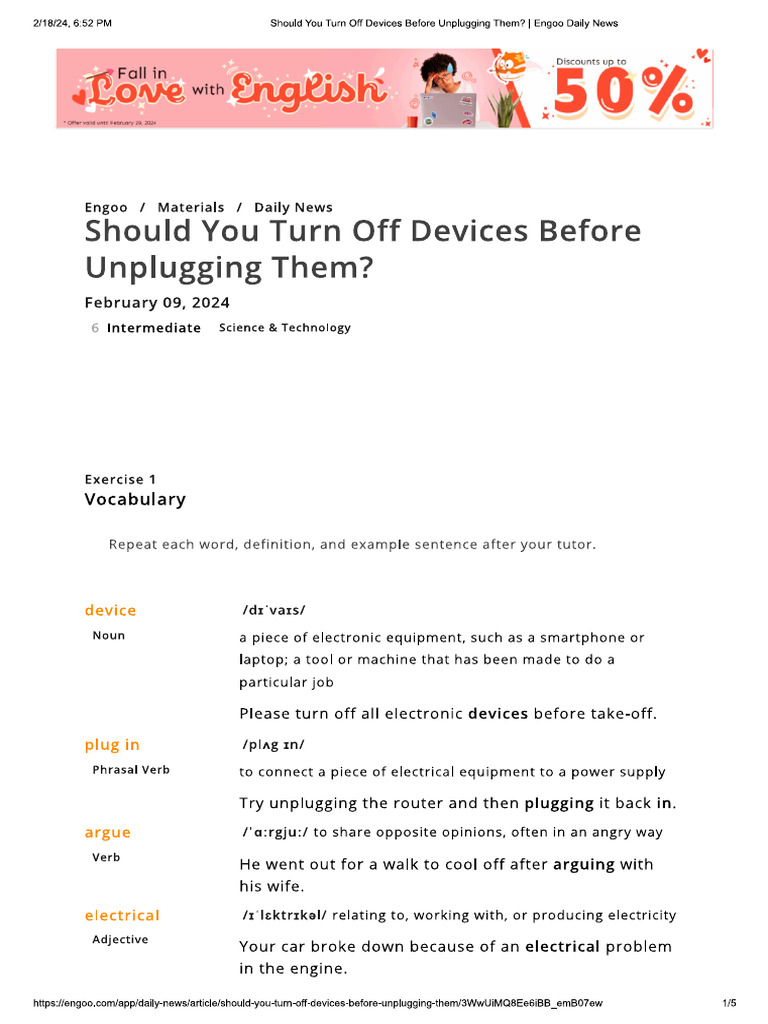 Should You Turn Off Devices Before Unplugging Them | PDF