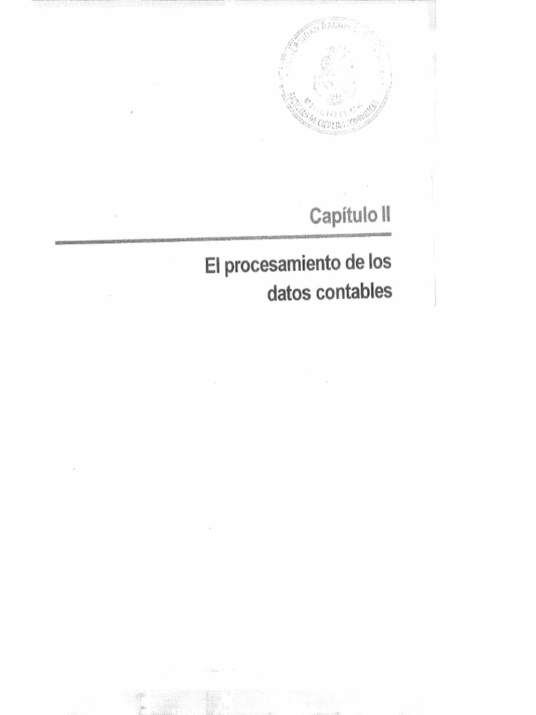 Cap 2 Libro - Procesamiento de Datos | PDF