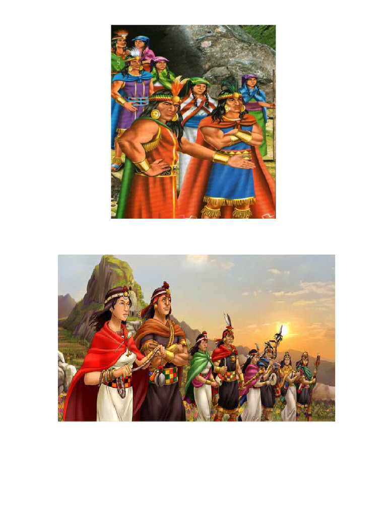 Dibujos de Los Hermanos Ayar | PDF