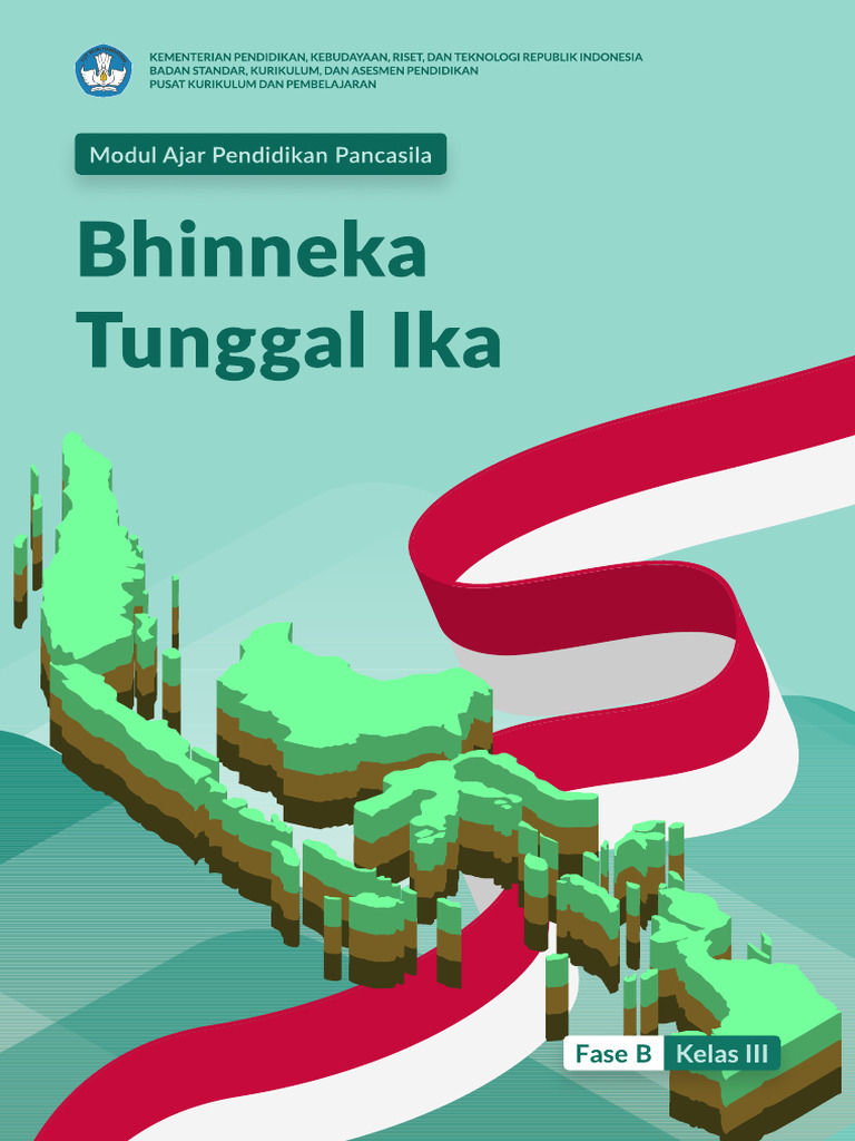 Modul Ajar Pendidikan Pancasila - Bhinneka Tunggal Ika - Fase B | PDF