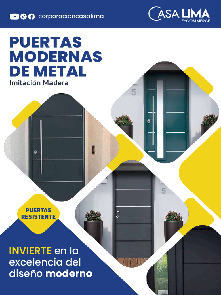Catalogo De Puertas Metalicas Modernas