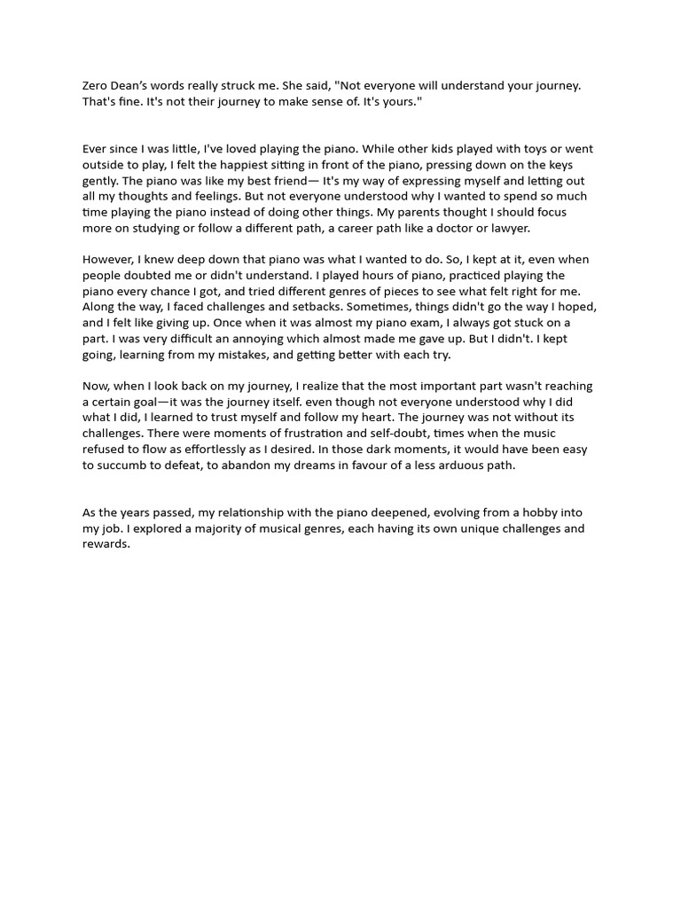 Personal Journey | PDF