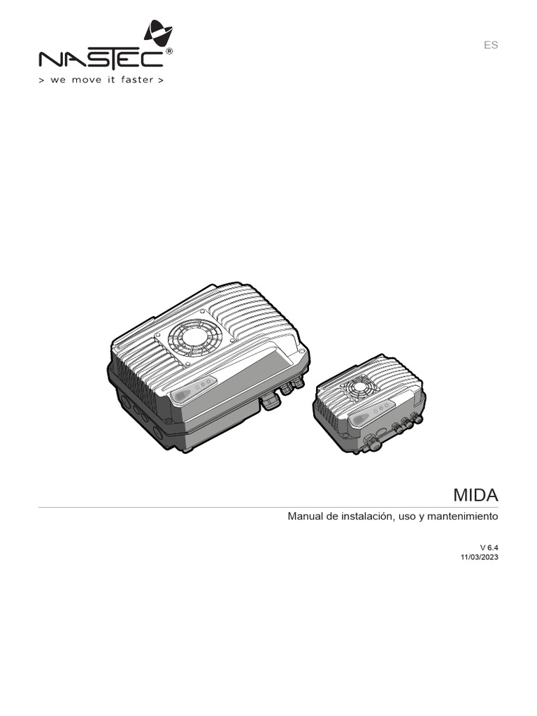 Man Nastec Mida v6 Es | PDF | Electricidad | Ingenieria Eléctrica