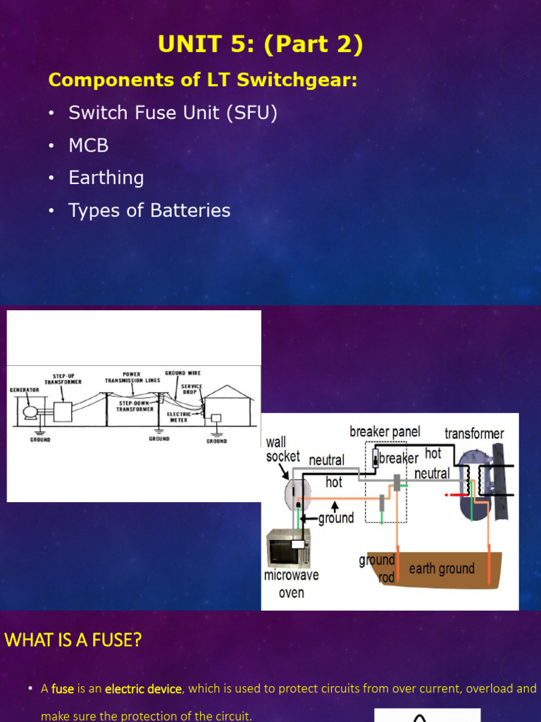 Unit 5 | PDF | Fuse (Electrical) | Rechargeable Battery