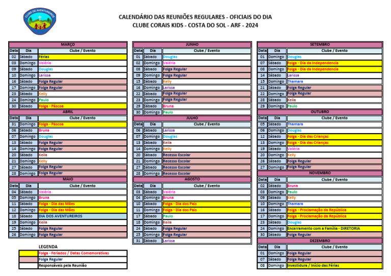 Planejamento Anual 2024 - AVT | PDF