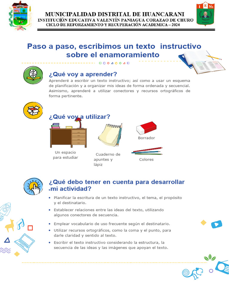 Ficha Texto Instructivo | PDF | Narración