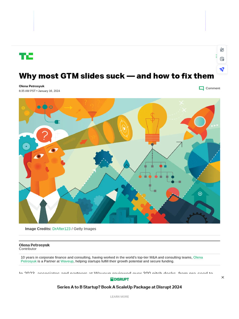 Why Most GTM Slides Suck - and How To Fix Them - TechCrunch | PDF ...