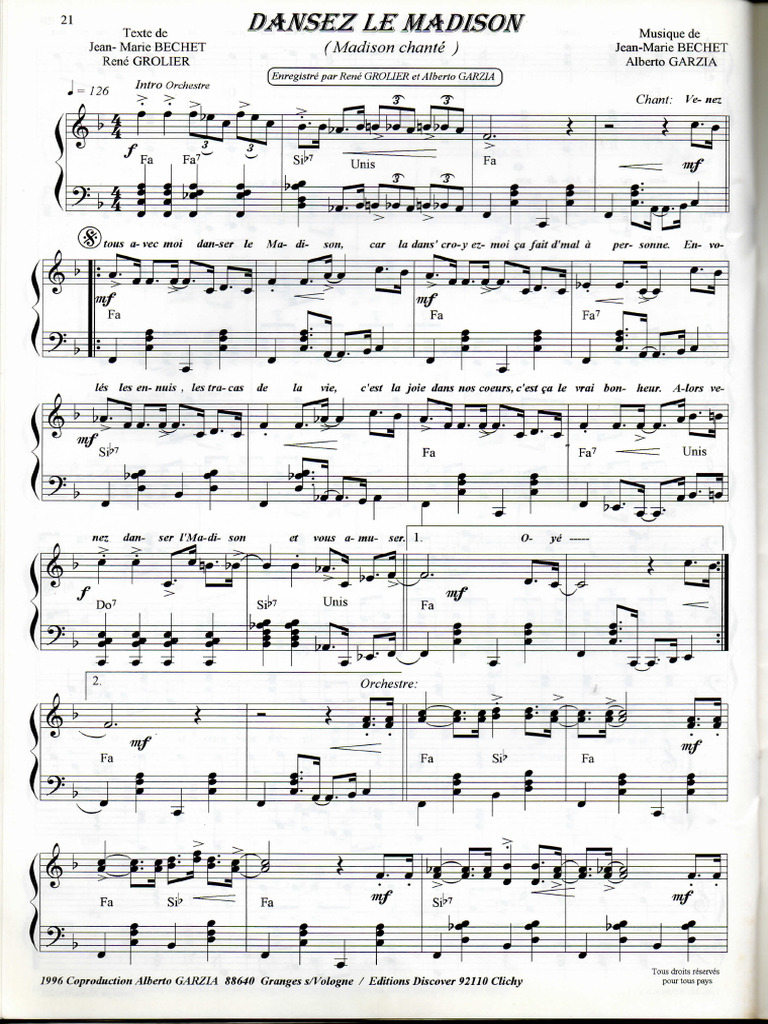 Dansez Le Madison | PDF