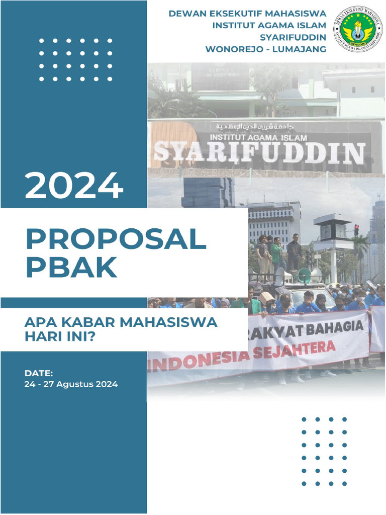 Proposal Pbak Iais 2024 | PDF | Ilmu Sosial | Kesehatan Holistik