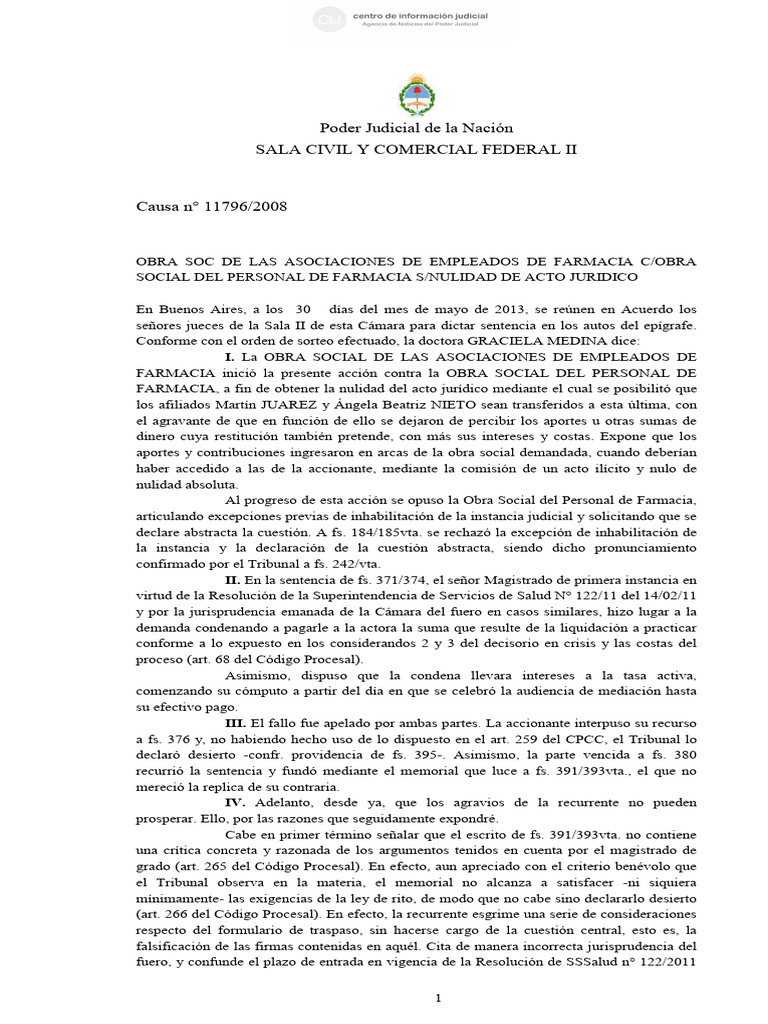 Fallo | PDF | Caso de ley | Justicia