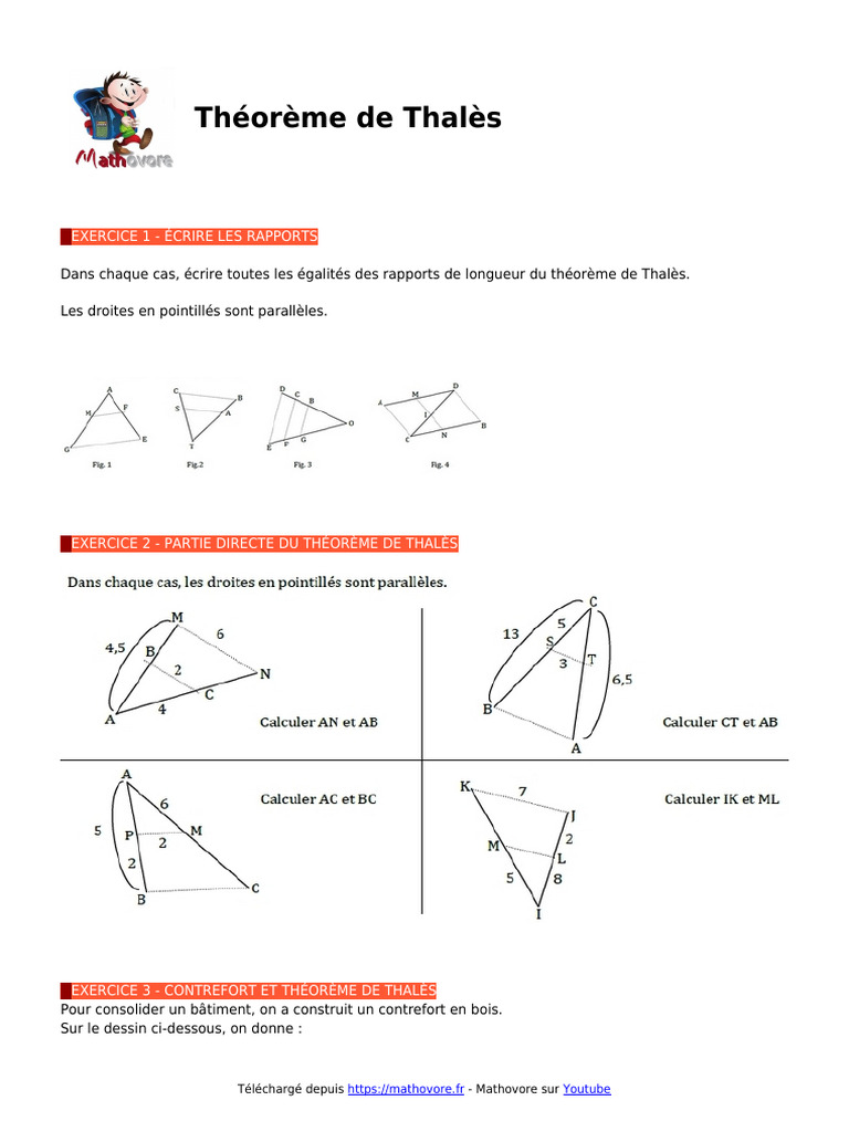 Exercice de Maths | PDF | Fonction trigonométrique | Triangle