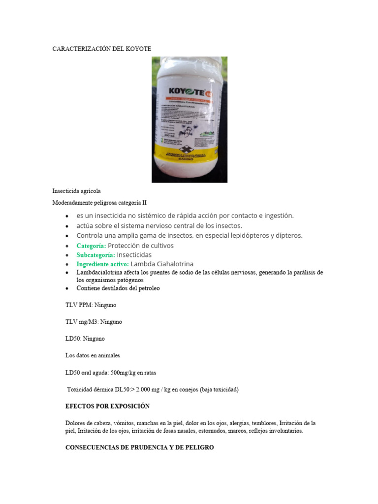 QUIMICOS | PDF | Fertilizante | Insecticida