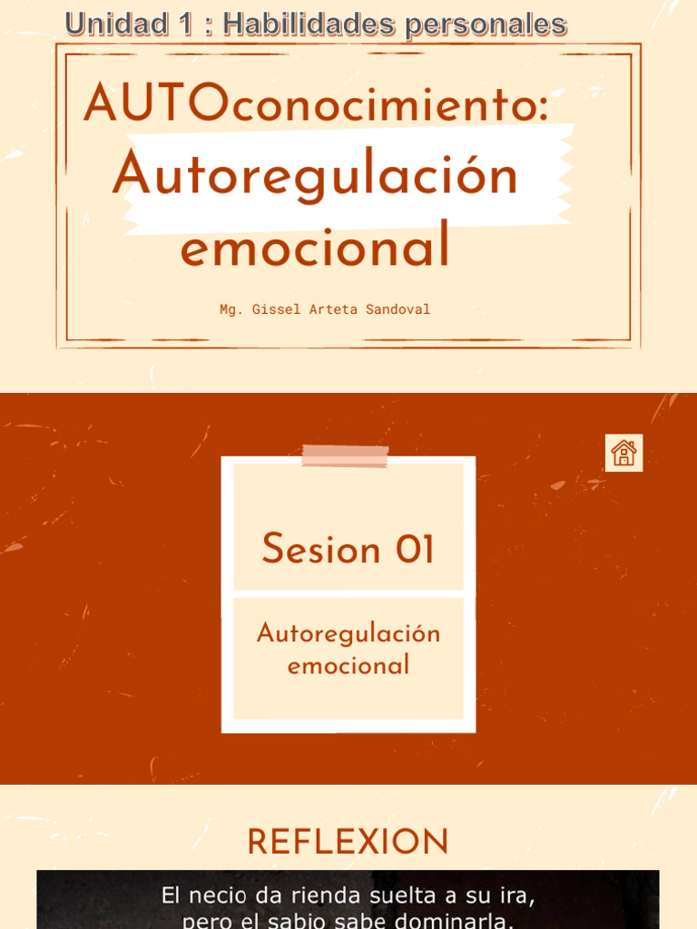 Sesion 01 - Autoconocimiento y Autoconcepto | PDF | Las emociones ...