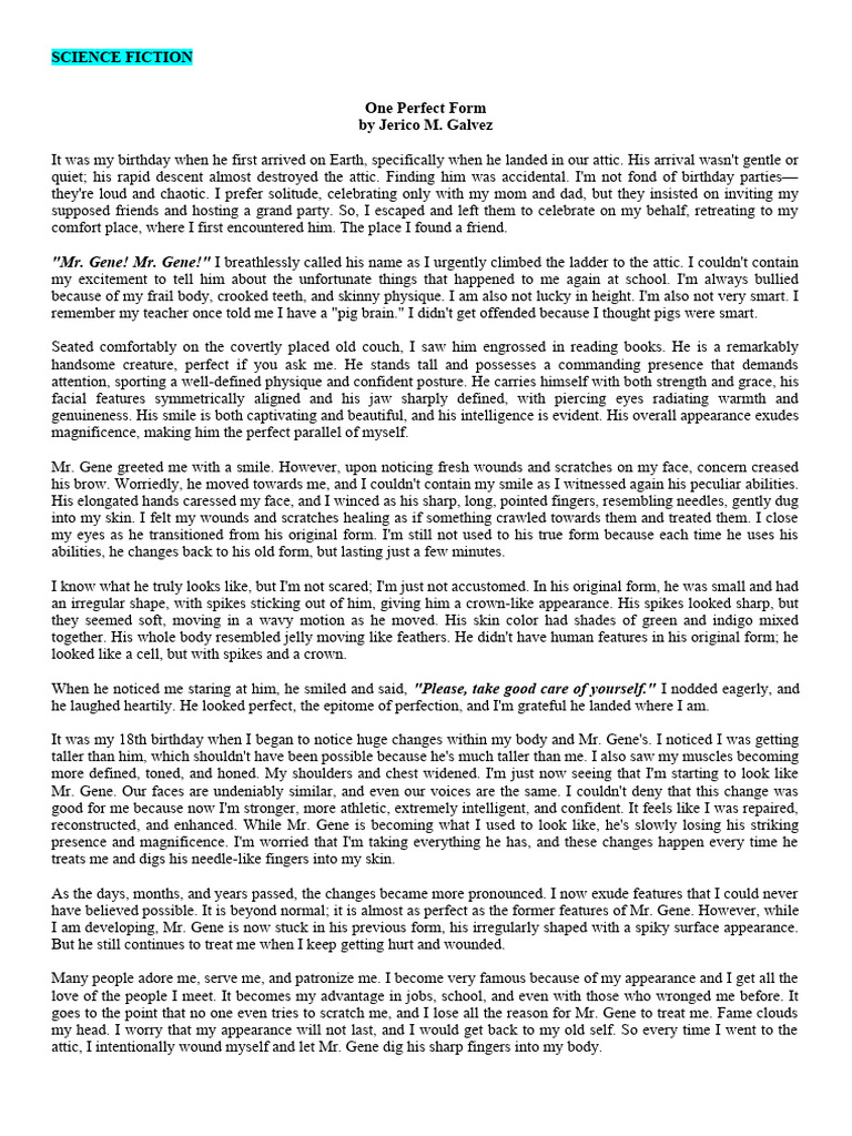 CW Stories | PDF | Happiness | Dream