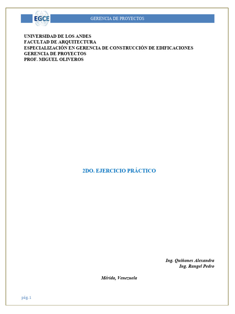 2do Ejercicio Practico Quiñones Rangel | PDF | Presupuesto