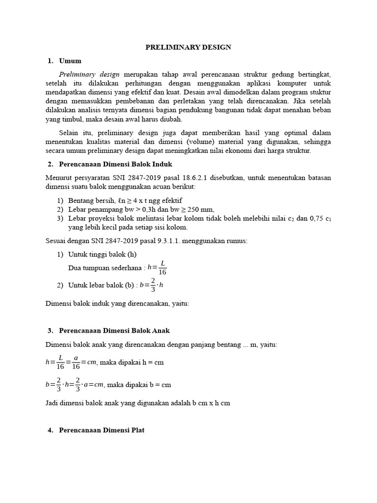 Preliminary Design | PDF