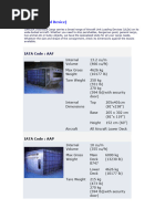 ULD Specifications and Dimensions Guide | PDF | Transport | Airliner