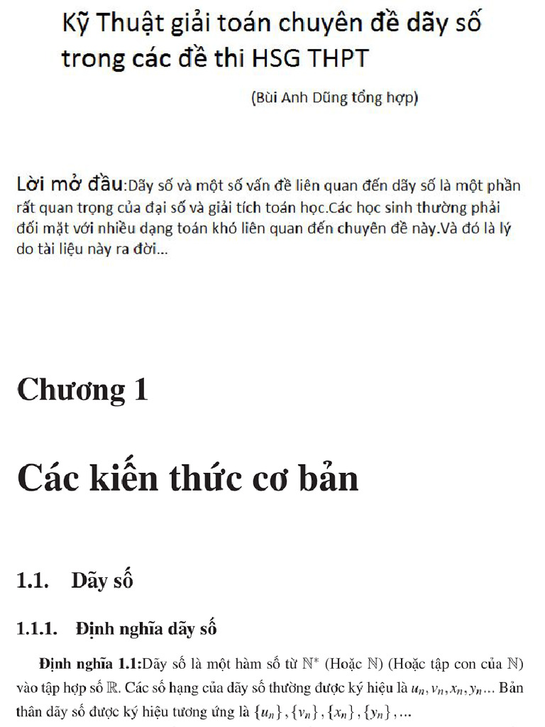 (123doc) - Ky-Thuat-Giai-Toan-Chuyen-De-Day-So-Trong-Ky-Thi-Hsg | PDF