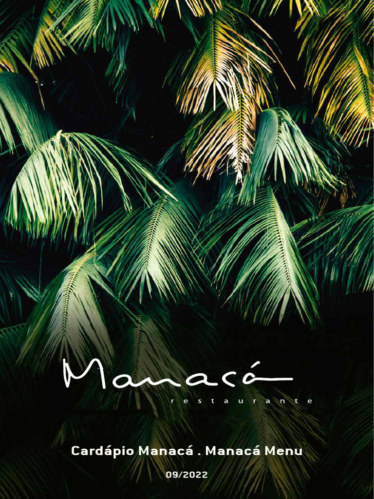 Cardapio Manaca Final | PDF
