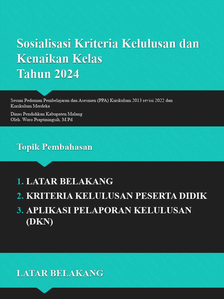 PPT Kelulusan | PDF