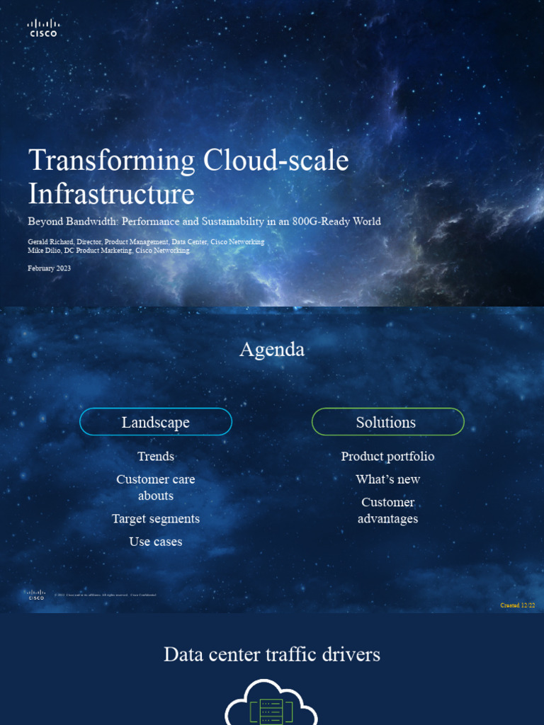 Nexus Cloud Scale Infrastructure BDM | PDF | Cloud Computing | Computer Engineering