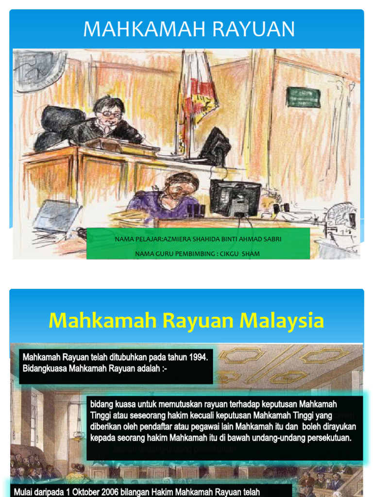 Mahkamah Rayuan - Semester1. | PDF