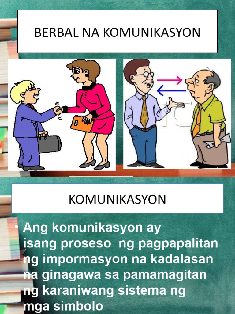 Berbal Na Komunikasyon | PDF