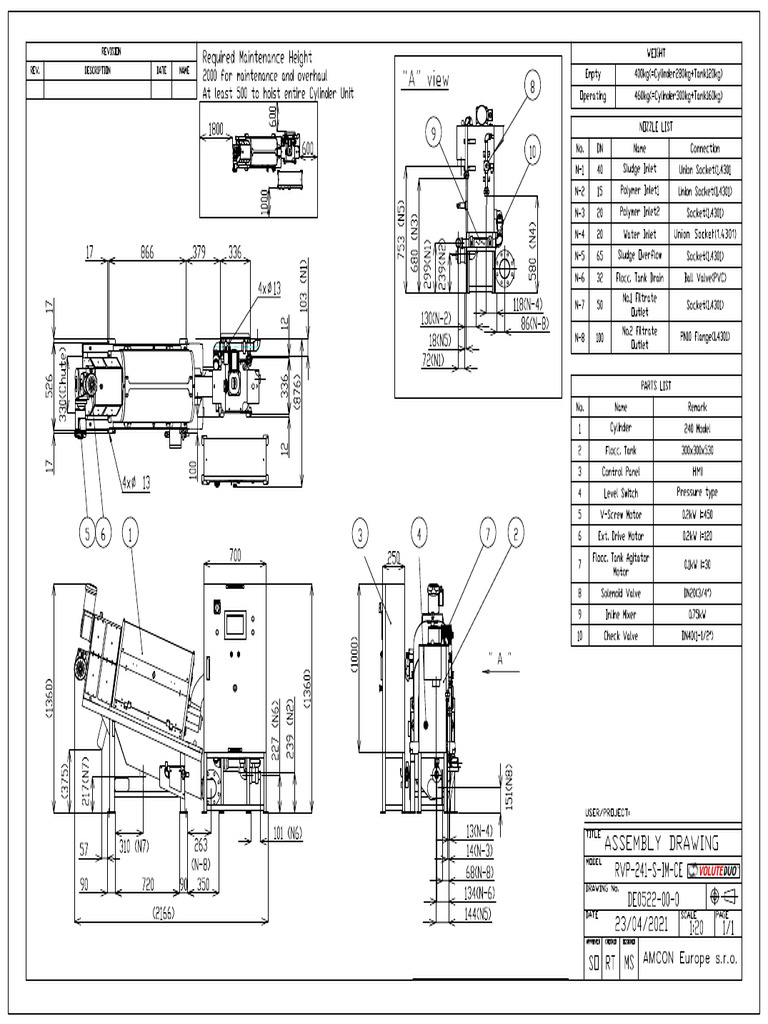 DE0522-00-0 Assembly Drawing RVP-241-S-IM-CE | PDF
