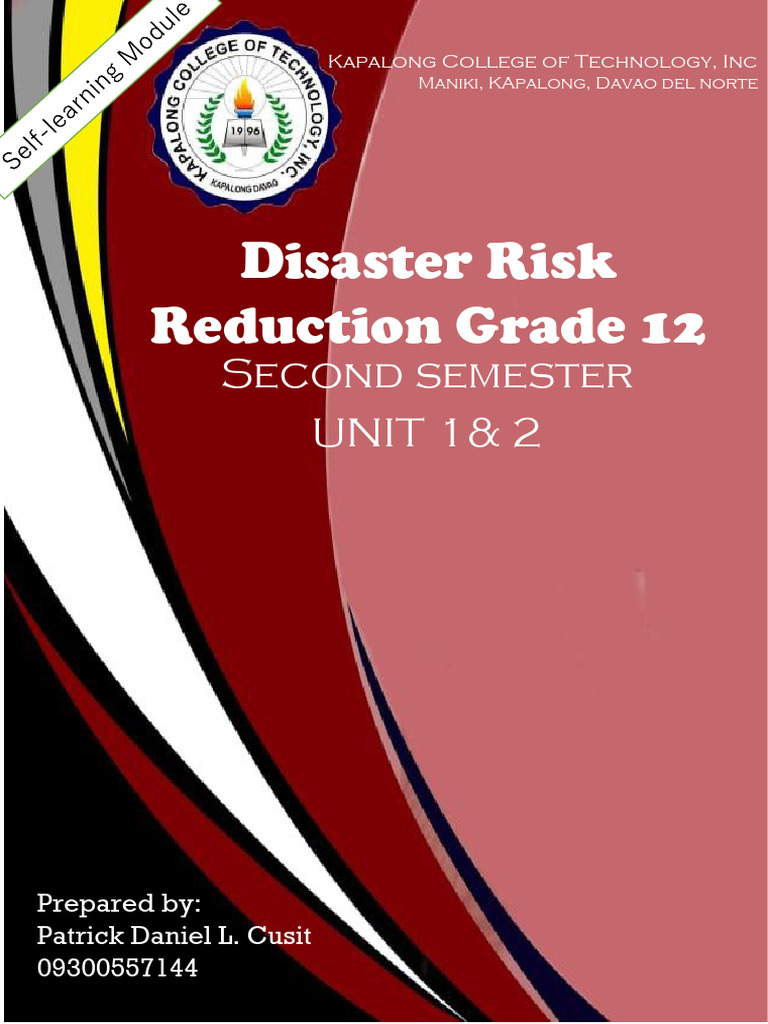 2021-2022 DRRR 2sem Gr12 Cusit | PDF | Lava | Volcano