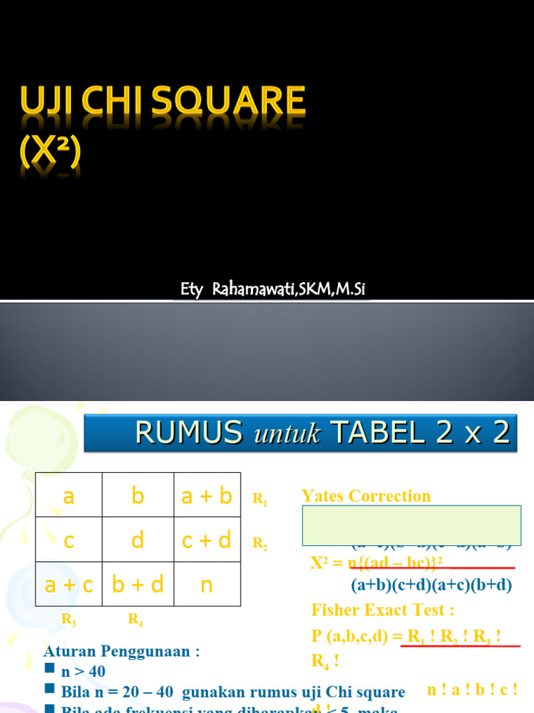 Uji Chi Square | PDF