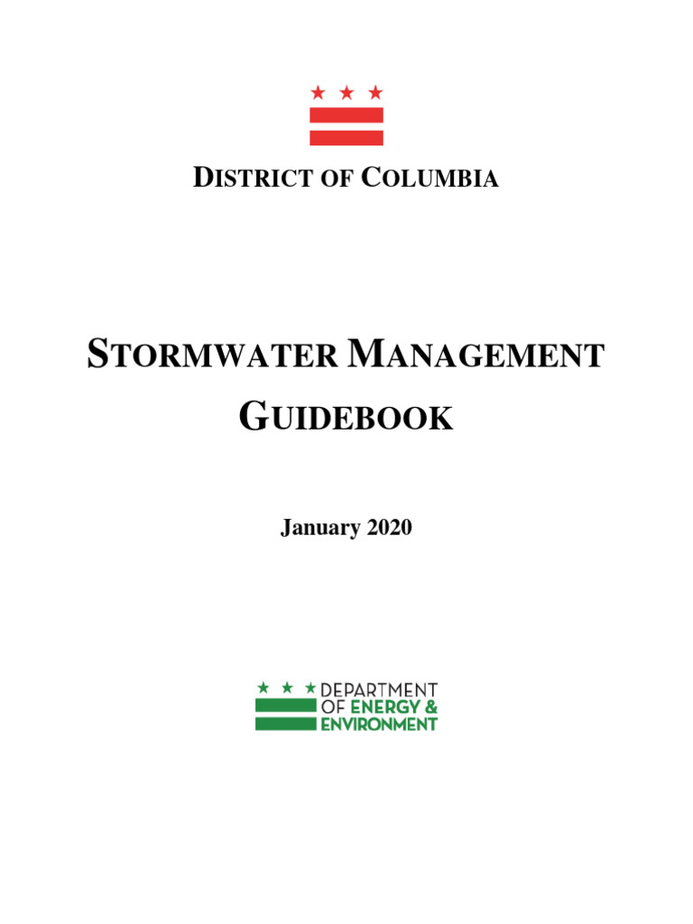 DOEE Stormwater Management Guidebook January 2020 | PDF | Permeability ...