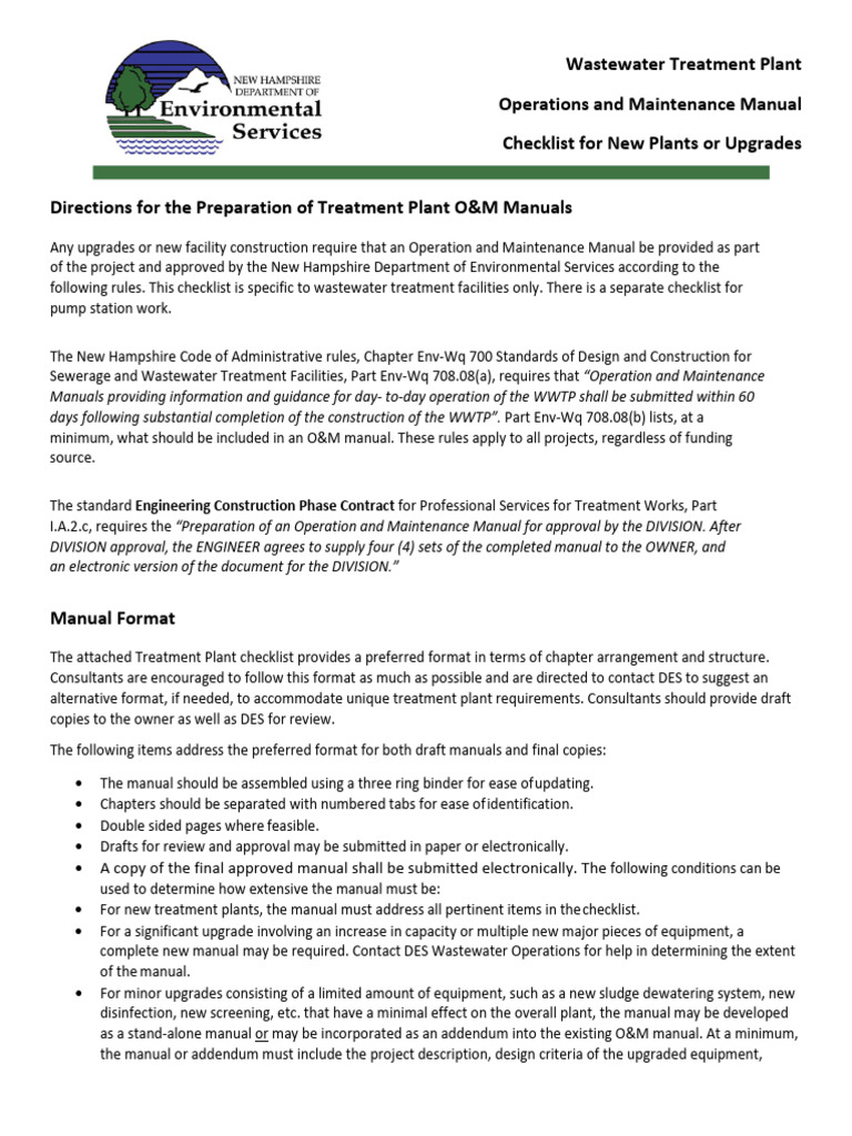 STP Check List | PDF | Clean Water Act | Sewage Treatment