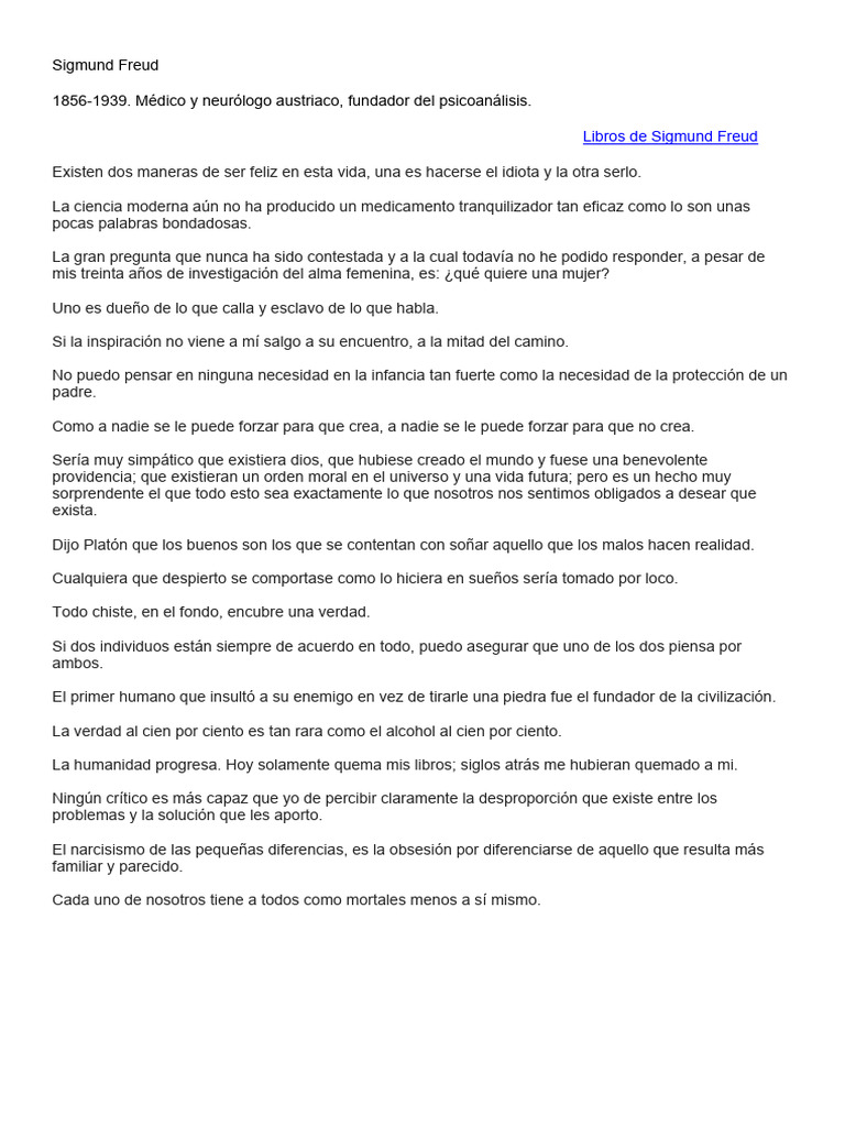 Sigmund Freud 2da Actividad Grupal e Individual | PDF | Psicoanálisis | Sigmund Freud