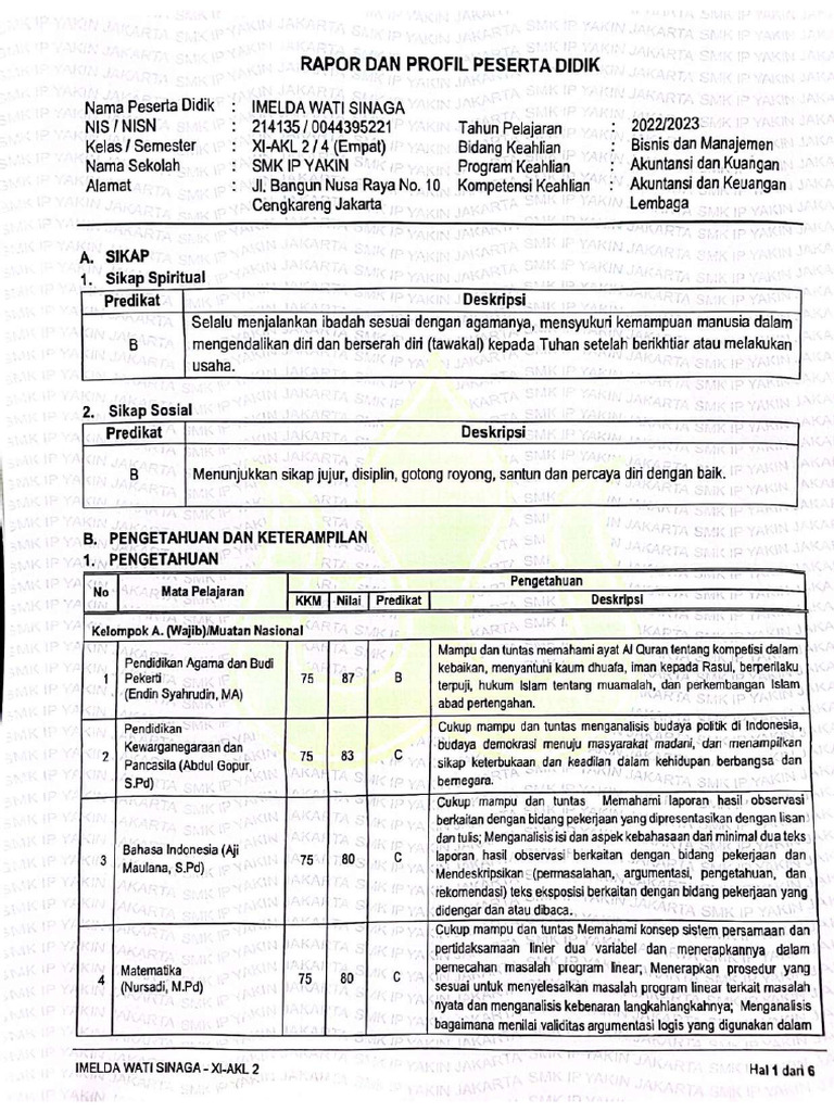 Imelda Rapot XI 2 - Compressed | PDF