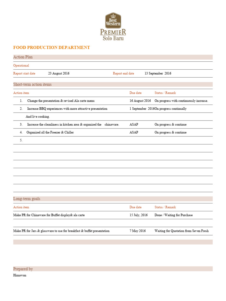 ACtion Plan FBP 2016 Review August | PDF | Technology & Engineering