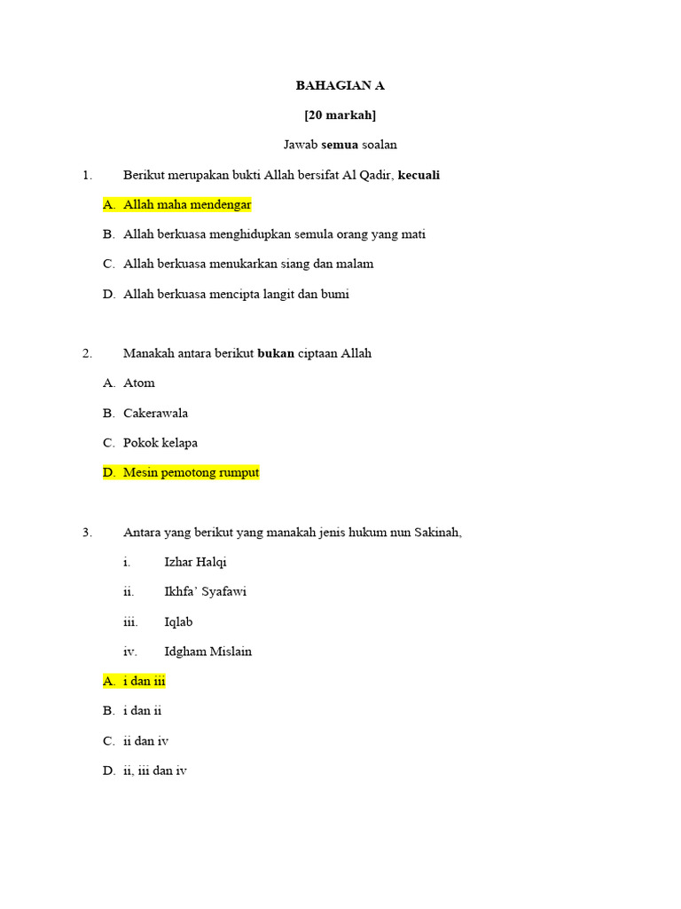 Soalan Peperiksaan Tingkatan 2 Pdf